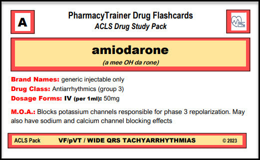 Amiodarone Dose In Acls